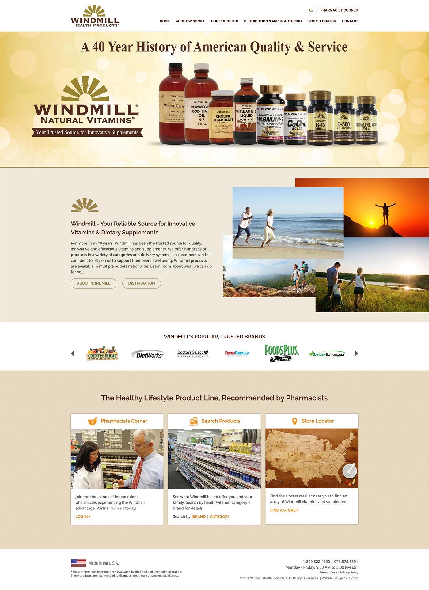 Website redesign and development for leading wellness products brand ...